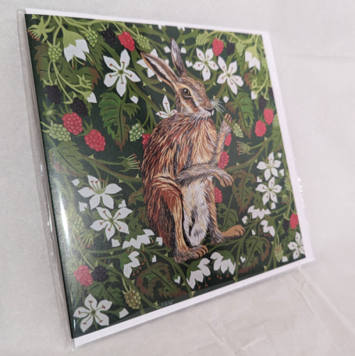 FSW Gallery | Autumn Hare Square Card